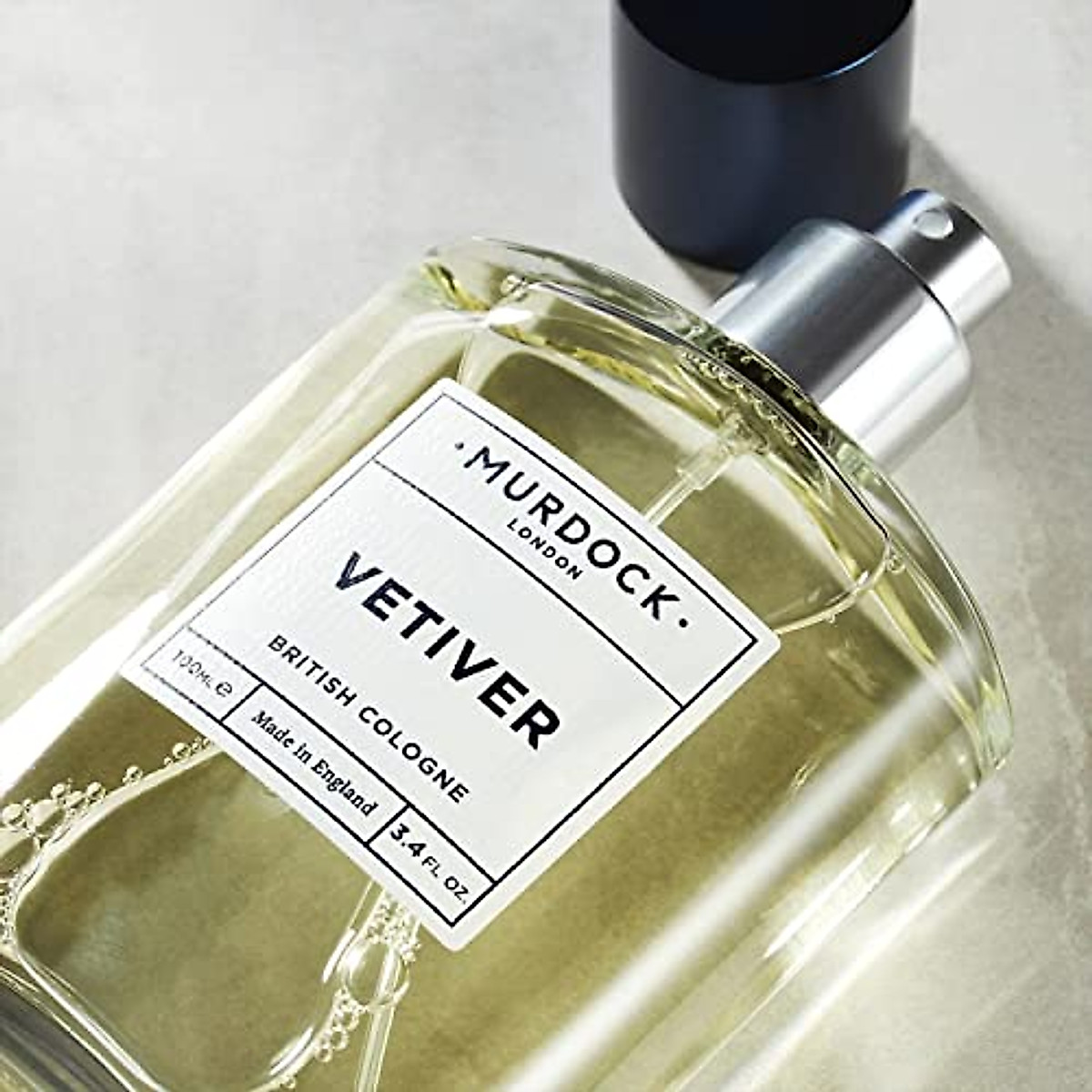 Murdock London Vetiver Cologne | Earthy, Refreshing, Adventurous | Citrus & Lavender with Herbal Finish | 3.4 oz