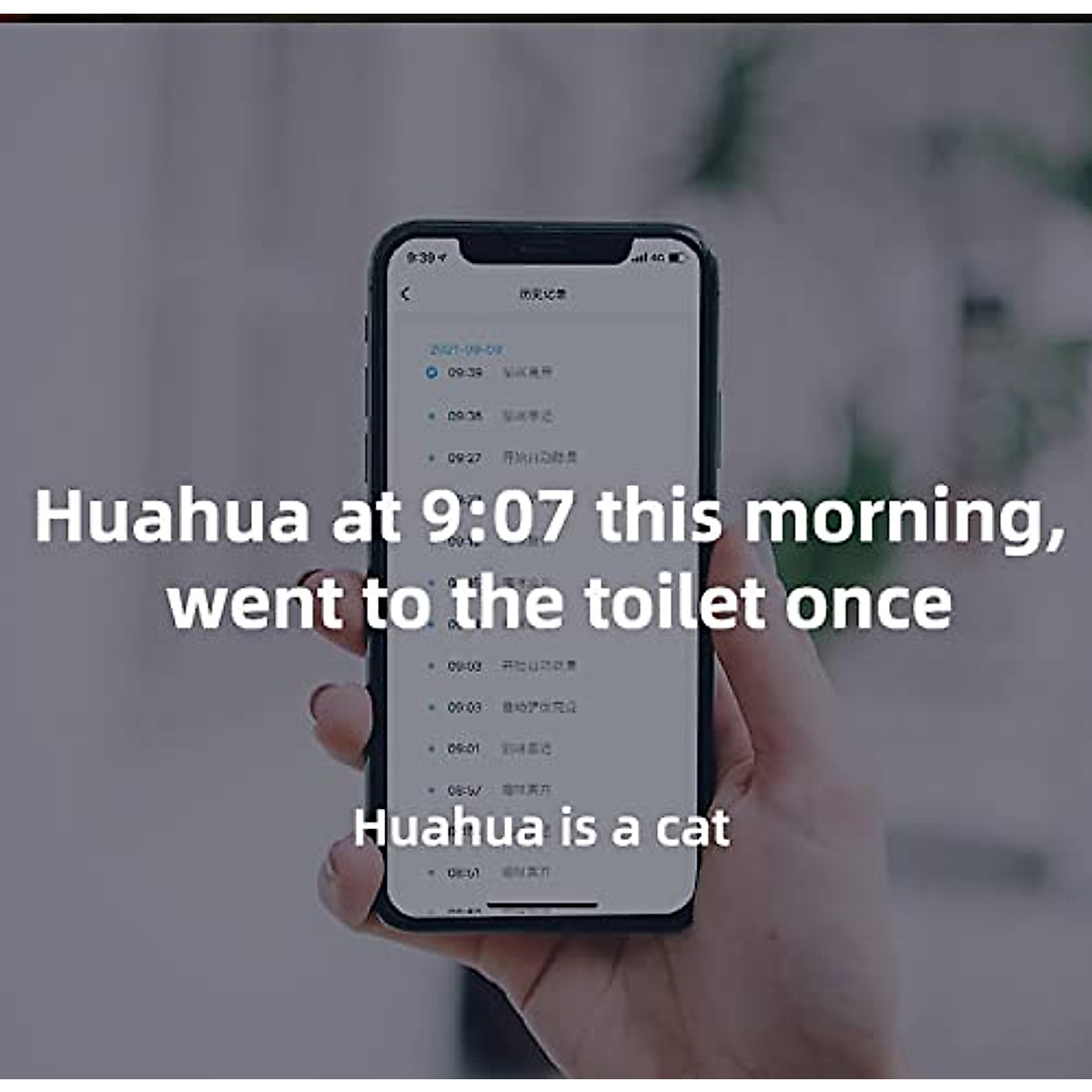 Self Cleaning Cat Litter Box, Smart Cat Toilet, No Scooping Automatic Cat Litter Box, APP Remote Control WiFi Bluetooth, Smart Home App with Voice Control, Suitable for Multiple Cat