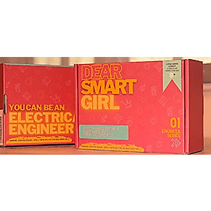 Dear Smart Girl Electrical Engineering STEM Kit for Girls Ages 6-12 / DIY Light Up Headband Kit/Make Your Own STEM Craft Kit