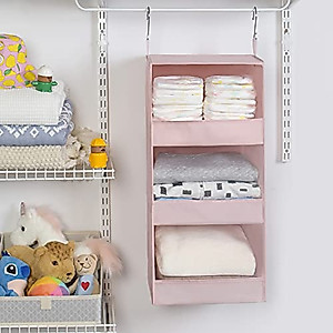GRANNY SAYS Bundle of 2-Pack Hanging Organizer & 1-Pack Closet Hanging Shelves