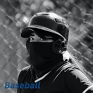 YESLIFE Black Ski Mask, Balaclava Face Mask for Men and Women – Skiing, Snowboarding, Motorcycle, UV Protection & Wind Protection