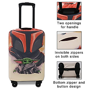 Movie Covers Travel Luggage Protector Suitcases Cover for Boys Trunk Case Washable Covers with Zipper Suitable 18-20inch