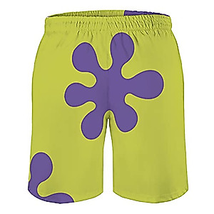 Cosplay Summer Beach Shorts Cool Boardshorts with Pockets Quick Dry Surfing Swim Trunks with Mesh Lining XL