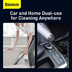 Baseus Handheld Vacuum Cleaner Cordless Car Vacuum 70W Power Mini Vacuum Cleaner Home Kitchen Cleaning Cacuum Cleaner Handheld Car Vacuum for Car