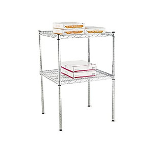 Alera ALE Stackable Posts For Wire Shelving, 36" High, Silver (Pack of 4)
