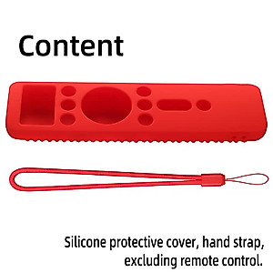 Silicone Cover for VIZIO XRT260 Smart TV Remote VIZIO XRT260 Silicone Case Cover Shockproof Anti Slip Silicone Skin Sleeve with Lanyard(Pink)