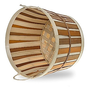 The Lucky Clover Trading Honey Woodchip Bushel, Large Basket