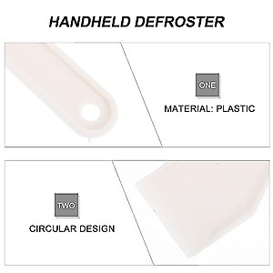 Pizza Spatula Icebox Refrigerator Ice Shovel Ice Scraper Defroster Ice Removal Scooper Snow Frost Remover Tools for Windshield Fridge Scraper Tool Cake Spatula