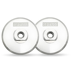 DT-DIATOOL 2pcs Aluminum Backer Pad 4 Inch Hook and Loop Backing pad 5/8-11 Arbor