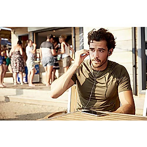 BoomPods Digibuds USB-C Headphones - Best in-Ear Digital Earbuds with USBC Type Connector, Fabric Braided Cable, Sweatproof, Wired Inline Controls for Seamless Entertainment (Graphite)