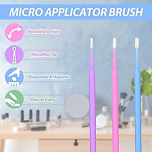 240Pcs Touch Up Paint Brushes Repair Ultra-Fine Paint Brushes for Automotive Paint Chip Repair,Disposable Micro Paint Chip Applicators for Detailing Clearance Cleaning (Length: 4IN Tips:1.5/2/2.5MM)