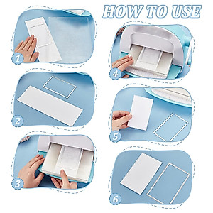 BENECREAT 6 Sets Cutting Dies, 38pcs Metal Stencils Nesting Die Flower Heart Square Embossing Tools for Festival Mother's Day Card Making, Scrapbooking Photo Album Making