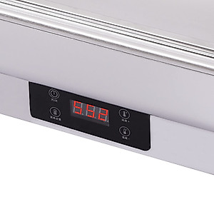 DNYSYSJ Electric Chafing Dish, 14L/14Q Commercial Chafing Dish Buffet Set Food Warmer Chafers and Buffet Warmers Chaffing Server Set for Dining Parties Wedding, Stainless Steel+PC (14L, 1 Tray)