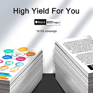 664XL Black Ink Cartridge Replacement for HP 664 XL 664 Combo Pack for DeskJet 3635 3636 3638 1115 2135 2138 4675 4535 4536 4676 4678 4538 Printer (2-Pack)