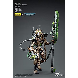 Pipigirl JoyToy × Warhammer Genuine License 1/18 Soldier, 4inch Army Military Extreme Warrior Models Action Figures Kits (Necrons Szarekhan Dynasty Overlord)