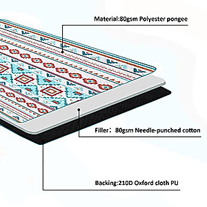 ZYlifemagic Extra Large Outdoor Picnic Blankets Waterproof, for The Beach, Camping Travelling on The Grass, Park Blanket, Rolling Up Packaging，Portable Carring, 79" x 79" Picnic Mat - Aksu Style