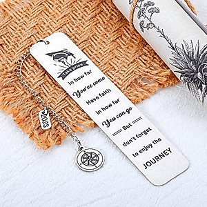 Class of 2023 Graduation Gifts for Her Him Inspirational Bookmark Gifts for Women Men Senior Grad Gift 2023 High School College Nurse Student Graduation Personalized Bookmark for Boy Girl Son Daughter