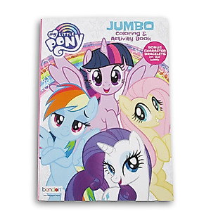 Coloring Books Pony Coloring and Activity Book Featuring Rainbow Dash, Fluttershy, Applejack, and More - 64 Pages