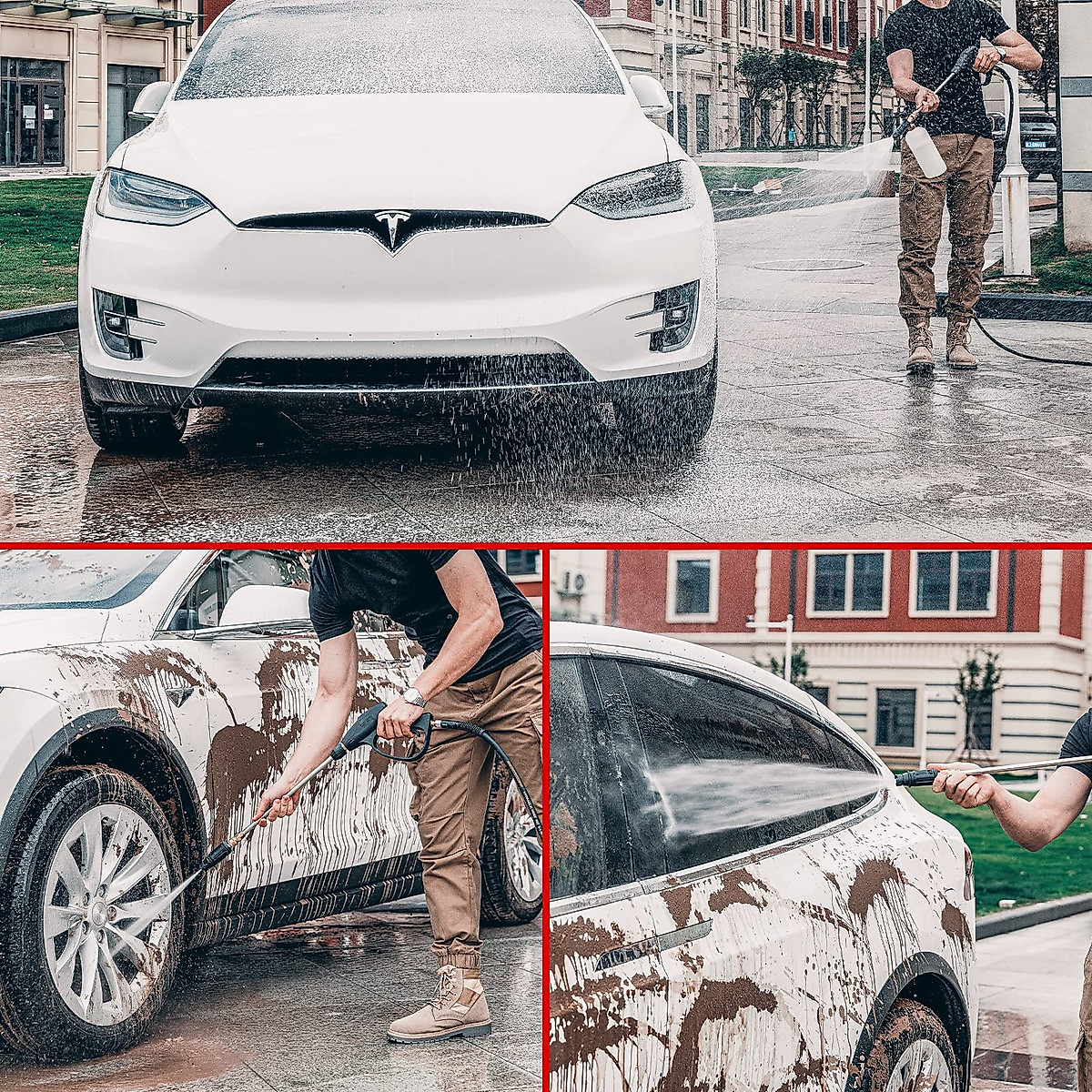 SANOL Max 3000 PSI Pressure Washer Pump 2.5 GPM Rear Outlet Vertical 7/8" Shaft OEM & Replace Ment Pump for Power Washer, Fits: 308653045, 308653093, 308653052, 308653078…