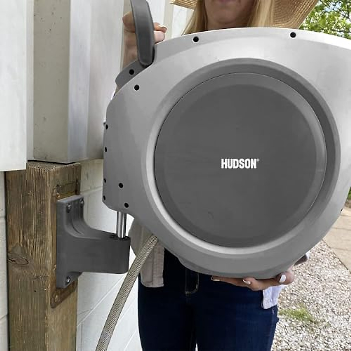 50ft Hose Retractable Hose Reel Gray