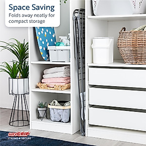 Minky Homecare Premium SureGrip Multidryer Indoor and Outdoor Clothes Drying Rack, Lightly Textured Non Slip Rungs, 82 Ft. of Drying Space, Gunmetal Gray