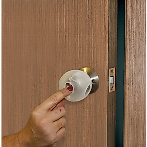 Dreambaby EZY-Fit Door Knob Child Proof Safety Covers - Fits Most Standard Doorknobs - Suitable for Push & Twist Locks - White - 3 Pack - Model L908