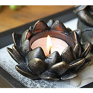 Royal Brands’ Zen Garden with Buddha, Rake, Tea Light Candle and Incense Holder - Peace and Tranquility (14.5"x5"x7")