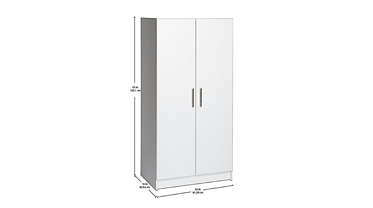 Prepac Elite 2 Door Storage Cabinet - Stylish & Durable