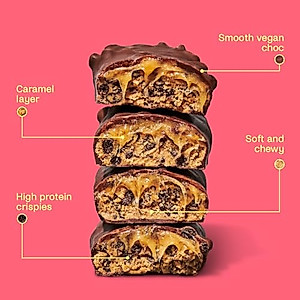 Misfits Vegan Protein Bar, Best Sellers Variety Pack, Plant Based Protein Bars, High Protein Snacks with 15g Per Bar, Low Sugar, Low Carb, High Fiber, Non GMO, 4 Flavor 12 Pack, 1.8oz Bars - Soft Protein Snack & Breakfast Bars