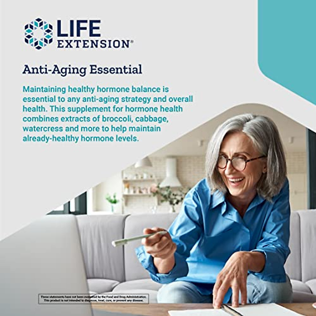 Life Extension Triple Action Cruciferous Vegetable Extract, 60 Vegetarian Capsules—Helps Maintain DNA Health & Already-Healthy Hormone Levels - Non-GMO, Gluten-Free, Vegetarian