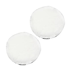 Utoolmart 4" Wool Polishing Pad Hook and Loop Buffing Wheel for Car Auto Orbital Polisher Buffer 2Pcs