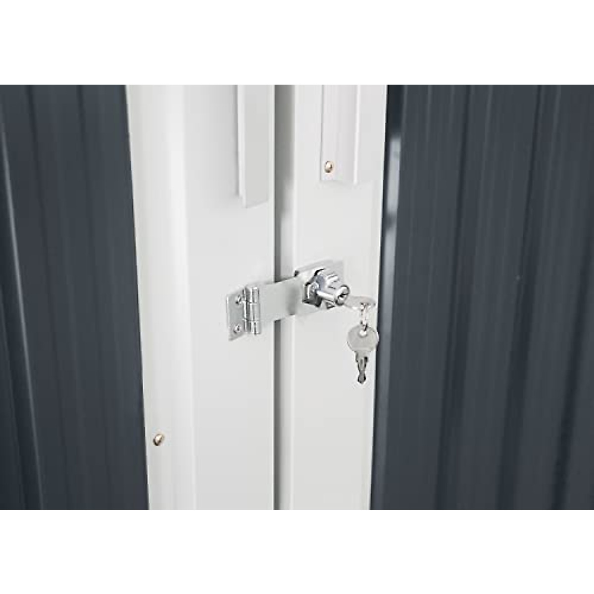 Outdoor Storage Shed 20x10 FT, Metal Garden Shed for Car,Truck,Bike, Garbage Can, Tool, Lawnmower, Outdoor Storage Galvanized Steel with Lockable Door for Backyard, Patio, Lawn