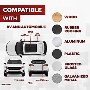 Butyl Sealing Tape, Black, 1/8-In x 3/4-In x 30-Foot Plumbers Putty Tape, RV Sealant Tape, Butyl Rubber for Boat Sealing, EDPM Butyl Tape RV - XFasten