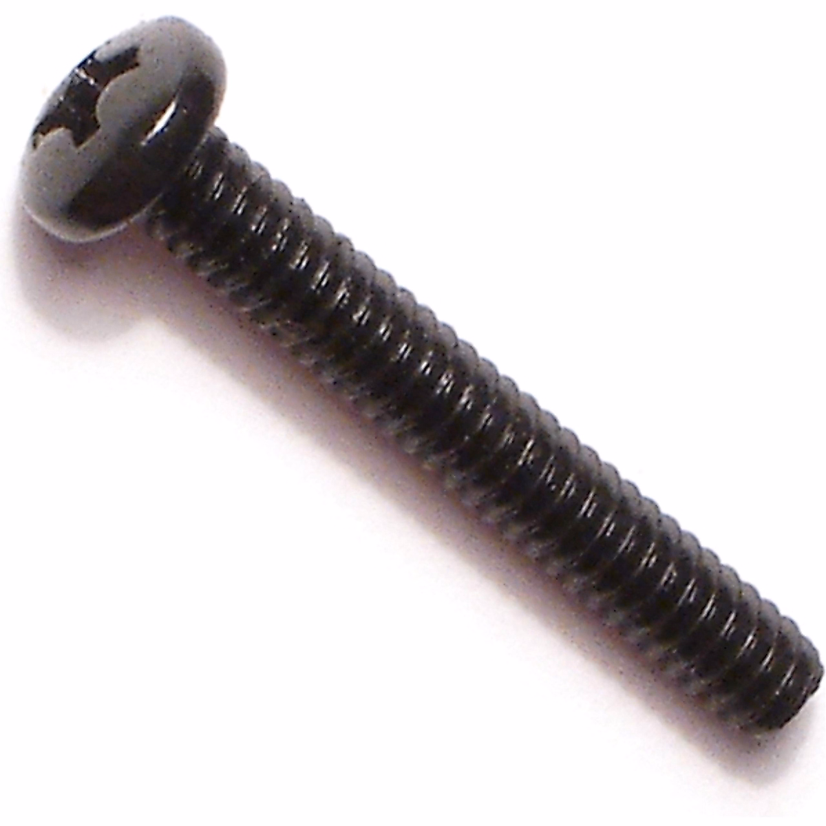 Hard-to-Find Fastener 014973173982 Phillips Pan Machine Screws, 6-32 x 1, Piece-25,Black