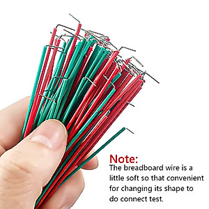 (560 Pcs) MCIGICM Breadboard Jumper Wire Cables for Arduino, 14 Vaules, 2-125 mm