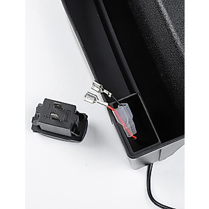Savadicar Dual USB Car Charger Socket for GT-3 Shifter Storage Box Organizer