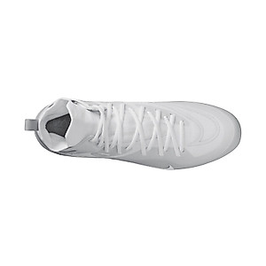 Nike Alpha Huarache 8 Elite CW4440-011 Men's Lacrosse Cleats White/Pure Platinum/Wolf Grey/White (us_Footwear_Size_System, Adult, Men, Numeric, Medium, Numeric_13)