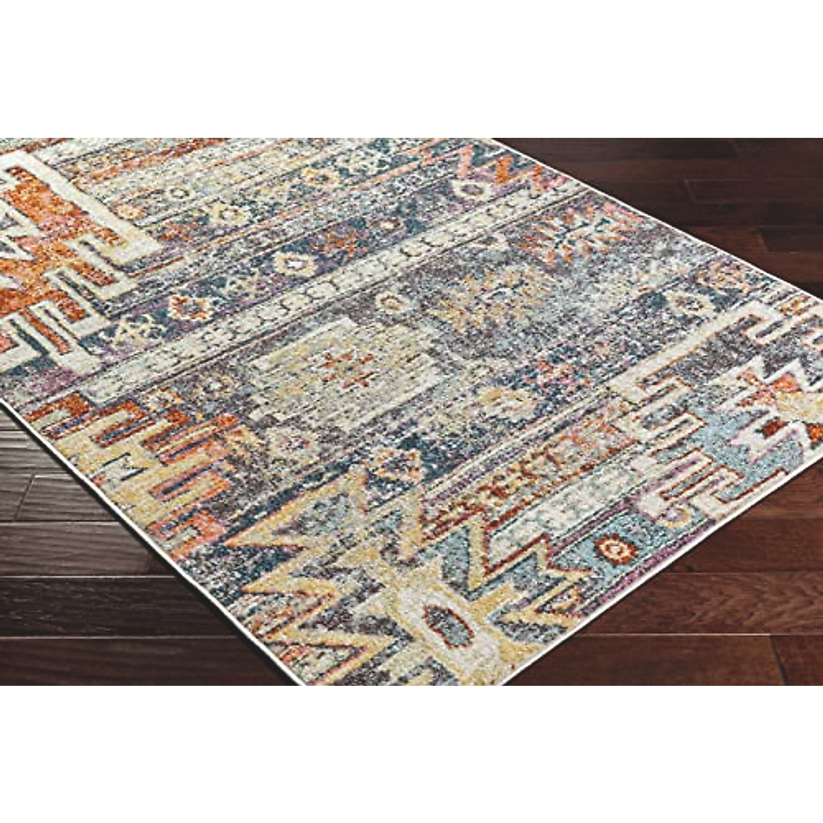 Artistic Weavers Ashens Rustic Area Rug,7'10" x 10'3",Denim