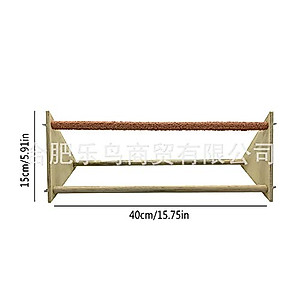 LDYGRattanArt Chicken Perch for Chicks Chicken Wood Stand with Chicken Swing Chicken Mirrors Chick Stand Trainning Perch Toy Toy for Hens