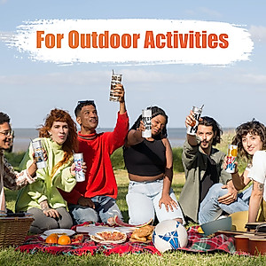 AGH Sublimation Glitter Tumbler Blanks 20oz Glitter Skinny Tumbler Bulk, 4 Pack Silver Stainless Steel Double Wall Insulated with Lid and Metal Straw