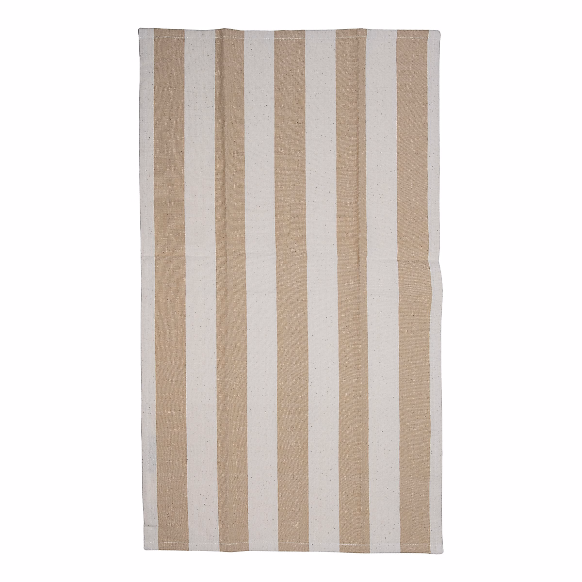 Foreside Home and Garden Set of 4 Embroidered Cross Brown Cotton Tea Towels