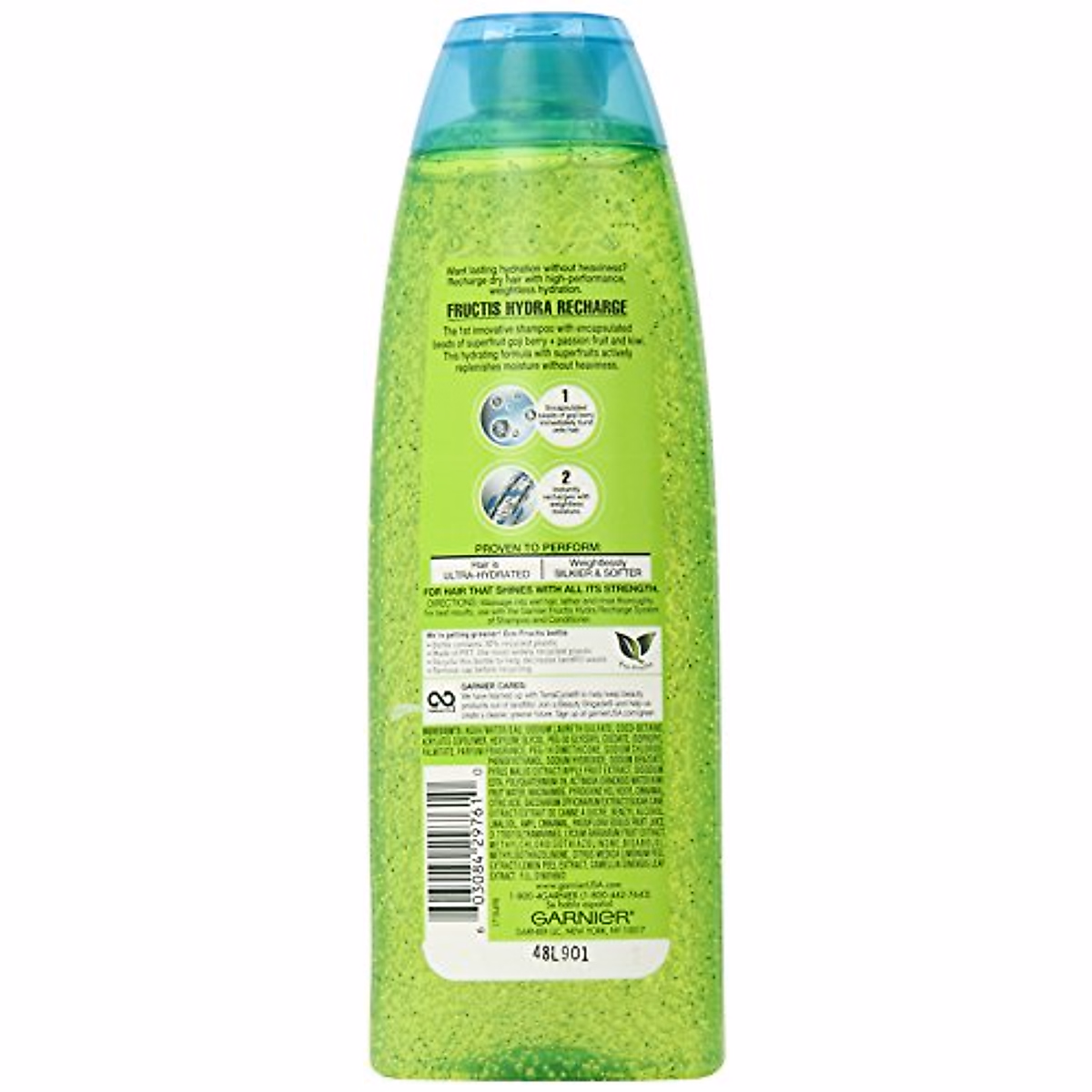 Garnier Fructis Fortifying SHampoo, Hydra Recharge for All Hair Types 13 oz