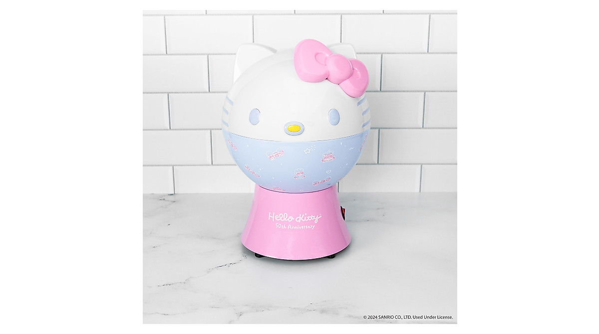 Hello Kitty 50th Anniversary Popcorn Maker | Fun & Easy Kitchen Appliance