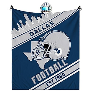 Nmdswov 60" X 50" Throw Blanket - Ideal Gift for Fans - Lightweight and Warm Sofa, Bed, Couch, or Chair Blanket for Men Women Youth