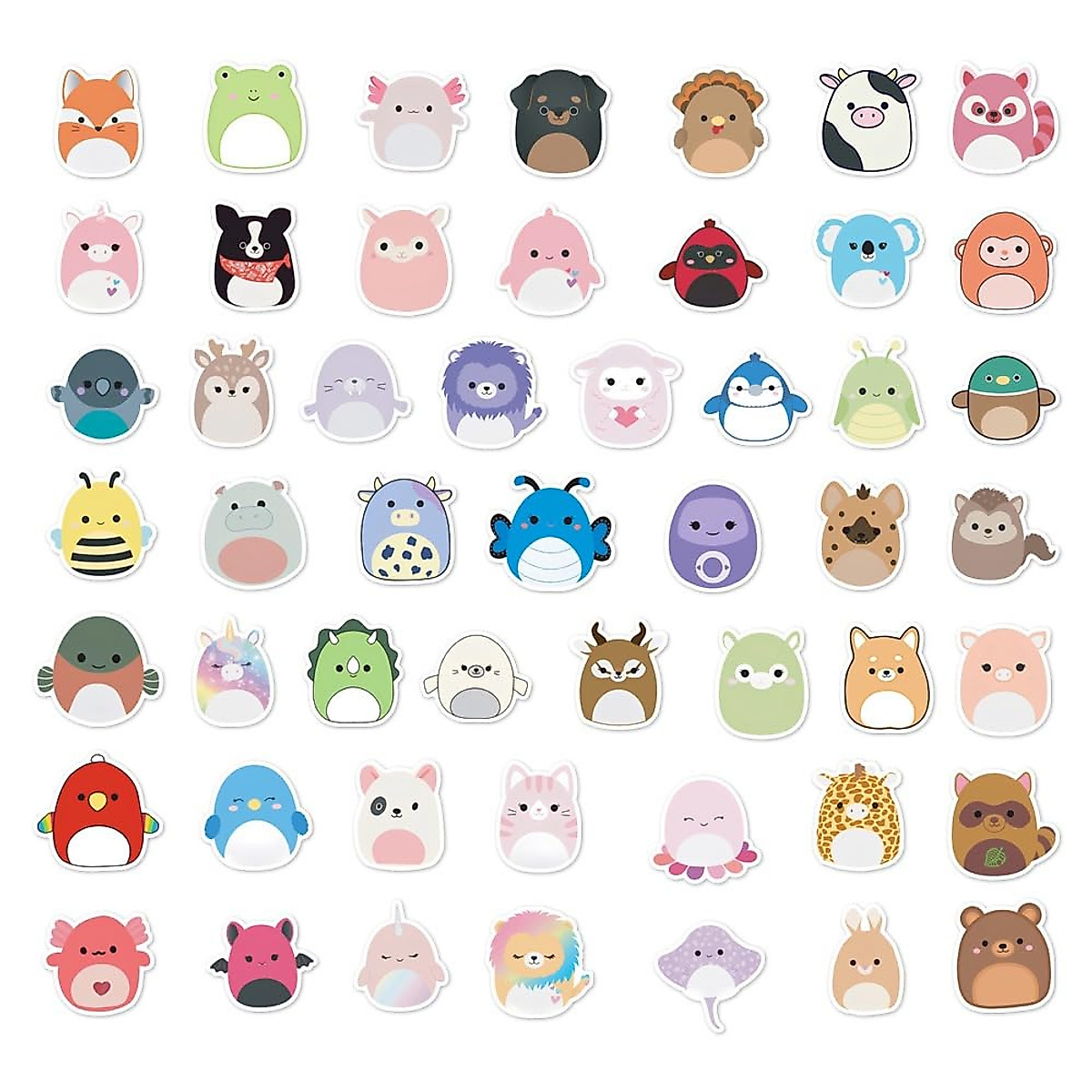 100 Pcs Cute Animal Stickers for Water Bottles| Gifts for Kids Teen Birthday Party| Kawaii Stickers Pack|Waterproof Stickers for Water Bottles,Laptop,Phone,Skateboard,Bicycle
