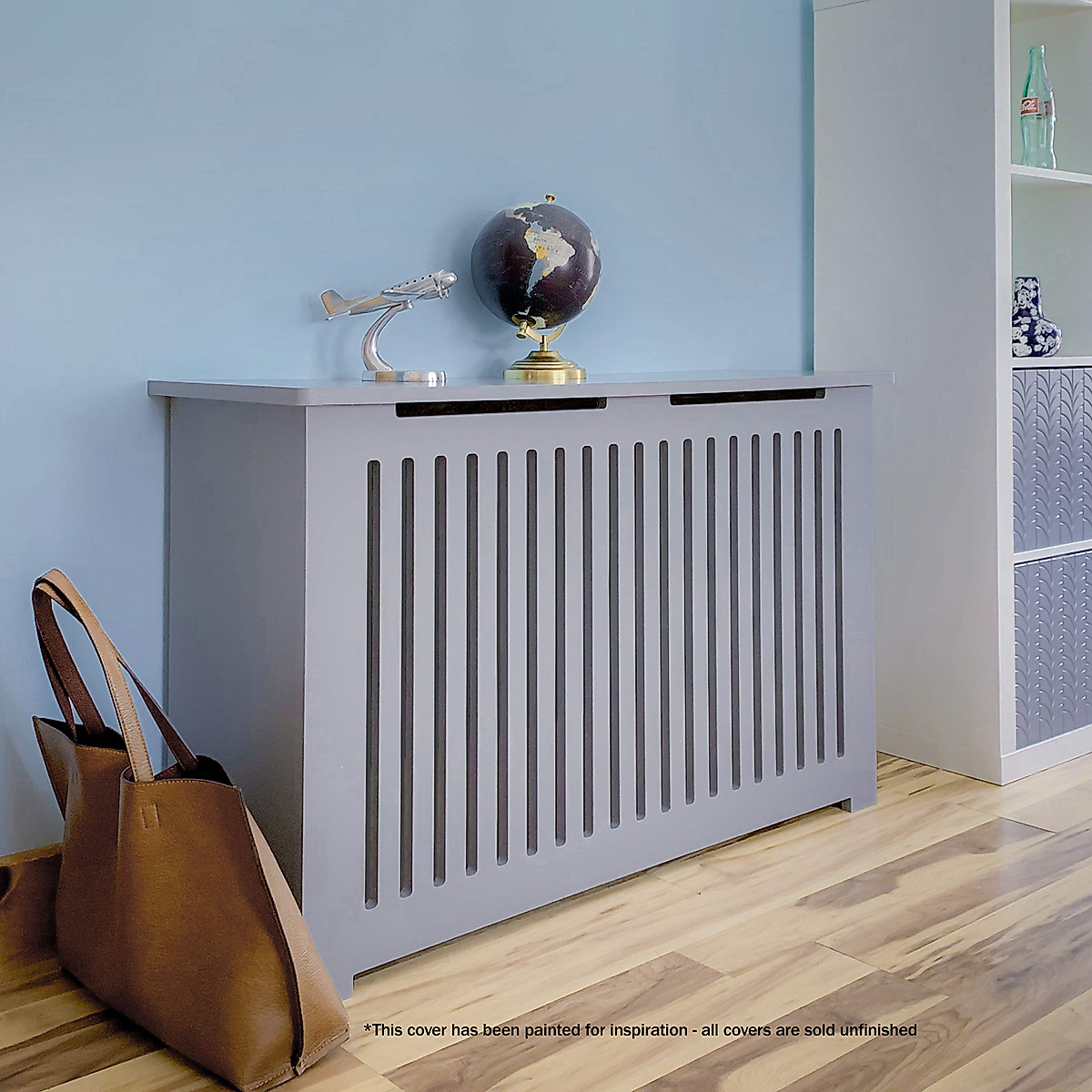 Fichman Furniture Unpainted Radiator Cover Kit, 42" L x 28" H (12" Depth)