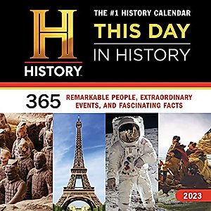 2023 History Channel This Day in History Wall Calendar: 365 Remarkable People, Extraordinary Events and Fascinating Facts (Hanging Monthly Photography Calendar & Gift)