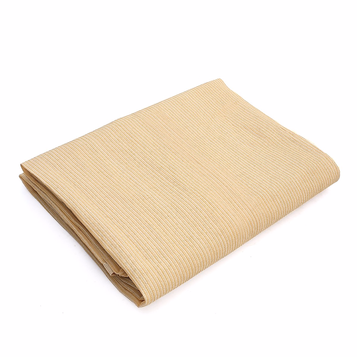 Shatex 90% Shade Fabric 10x 12ft Sun Shade Cloth with Grommets for Pergola Cover Canopy Wheat, 12 Bungee Balls