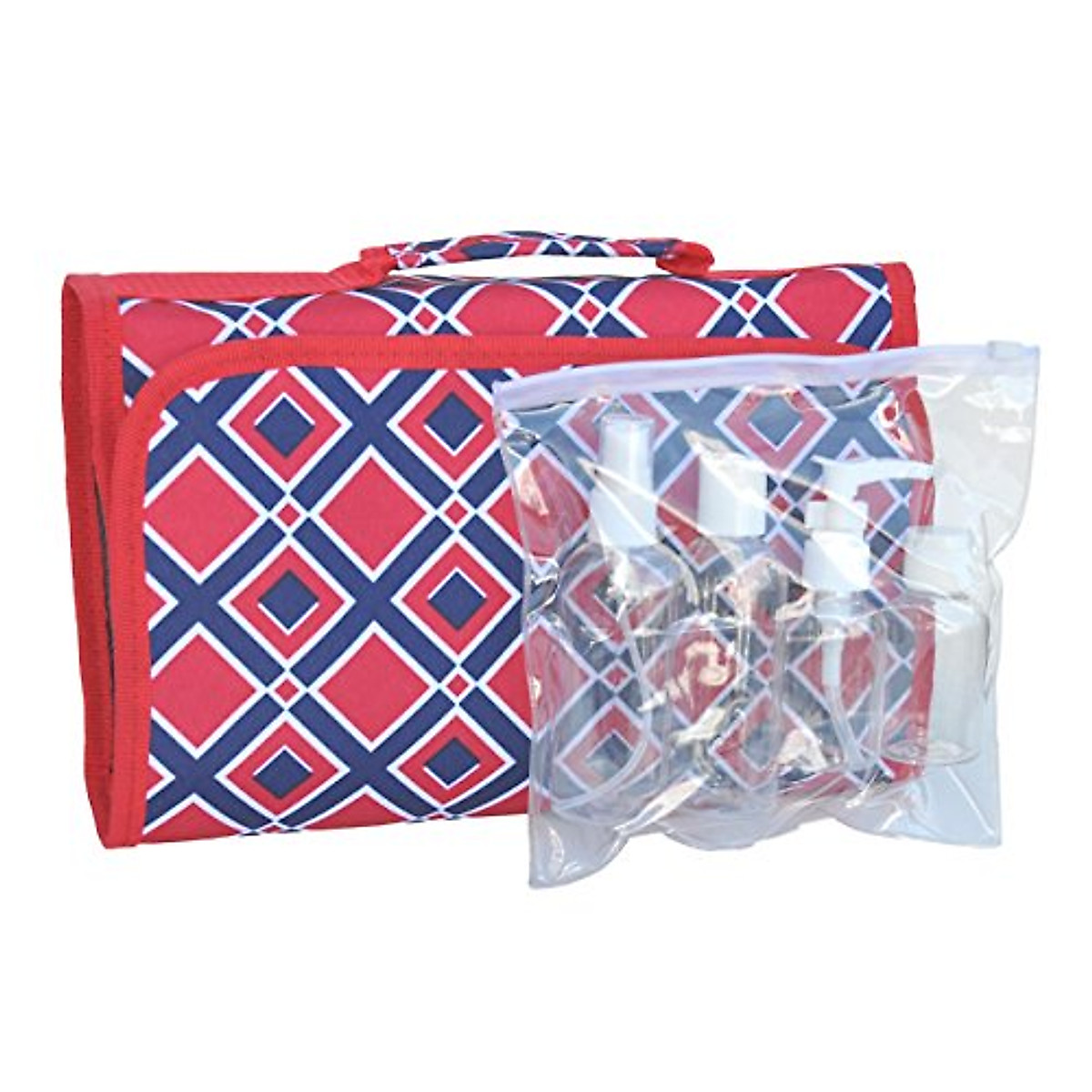 TravelNut Men's Easter Basket Stuffer Small Hanging Toiletry Kit with Travel Size Bottles Hang Up Toiletries Bag Cruise Camping Must Haves Road Trip Essentials for Dad Husband Him Man 2023