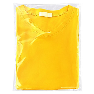 Yotelab Clear Resealable Cellophane Plastic Bags Self Adhesive for Packaging Shirts, Clothing and Products,50 Pcs 9x12 Inches Self Sealing Cellophane Bags